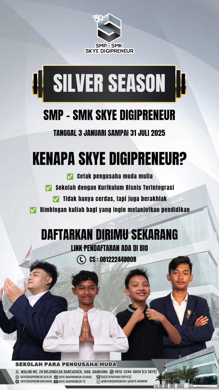 Skye Digipreneur School – Sekolah Para Pengusaha Muda